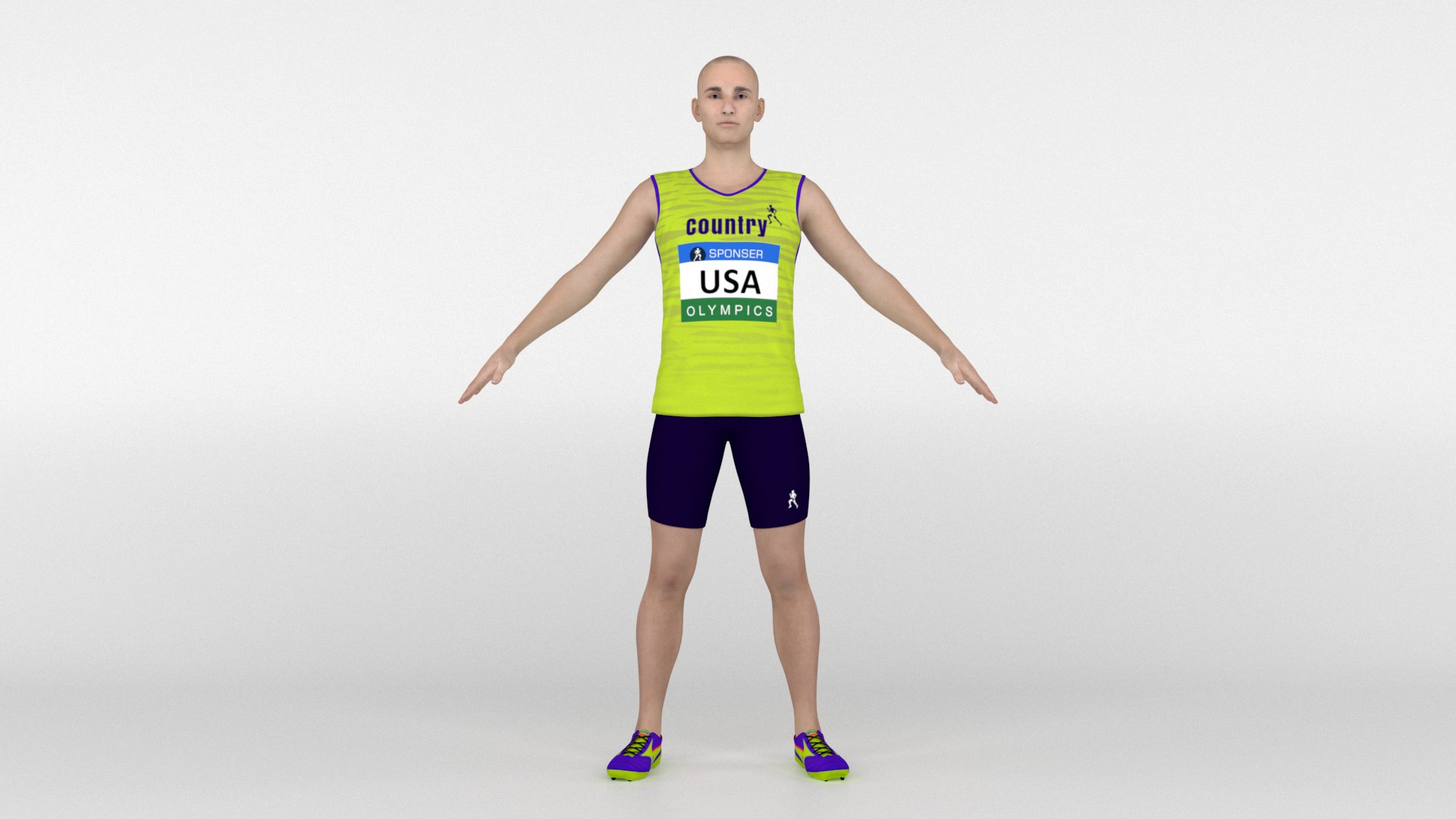 Athlete Runner 01 3D Model - TurboSquid 1746708