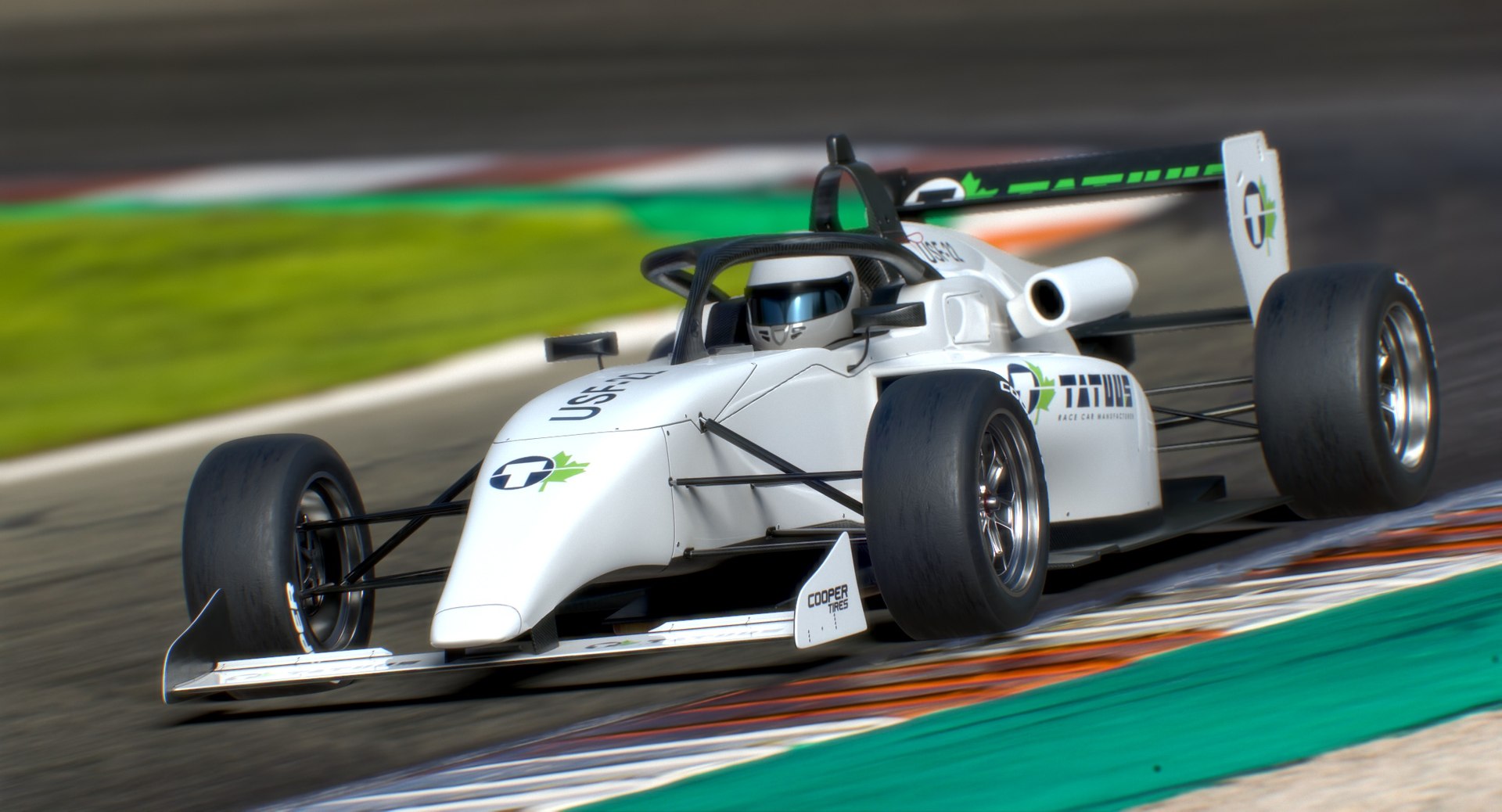 Tatuus USF-22 Season 2022 Race Car White Mockup 3D model - TurboSquid ...