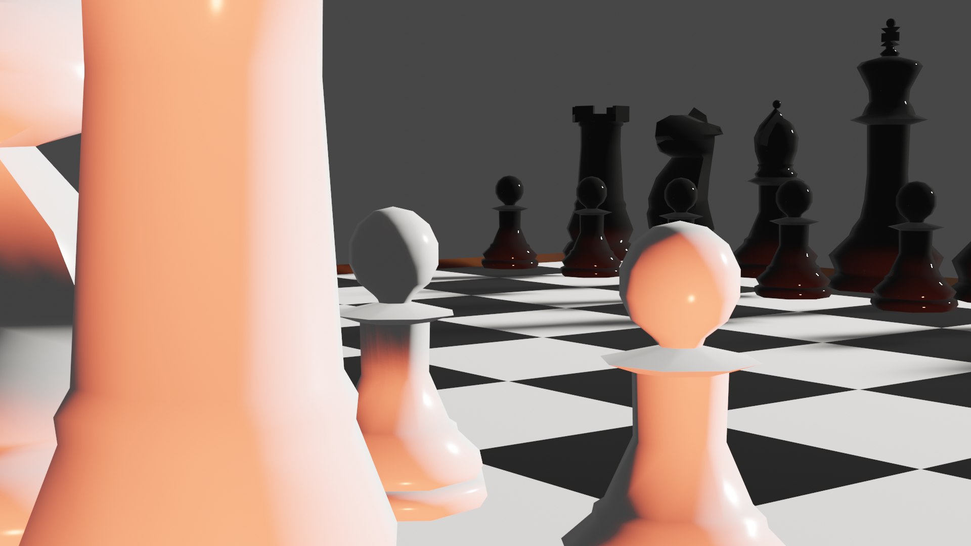 3D Chess Board Low Poly 3D Model - TurboSquid 2025929