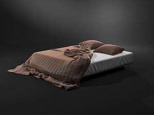 Queen Bed 3D Models for Download | TurboSquid
