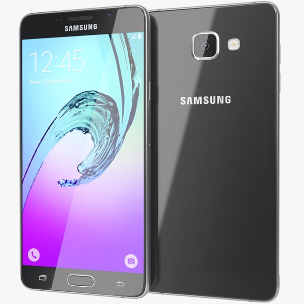 3d realistic samsung galaxy a7 model