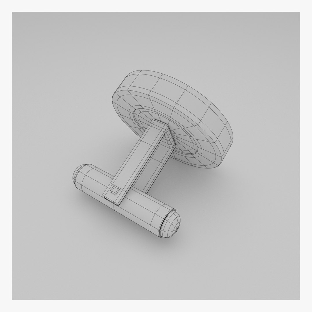 cufflinks collada dae 3d model