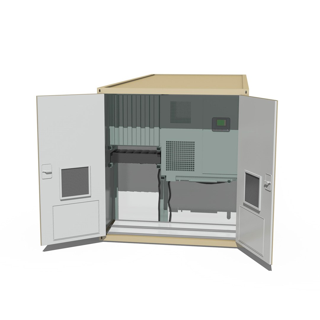 20ft office container version 3d model