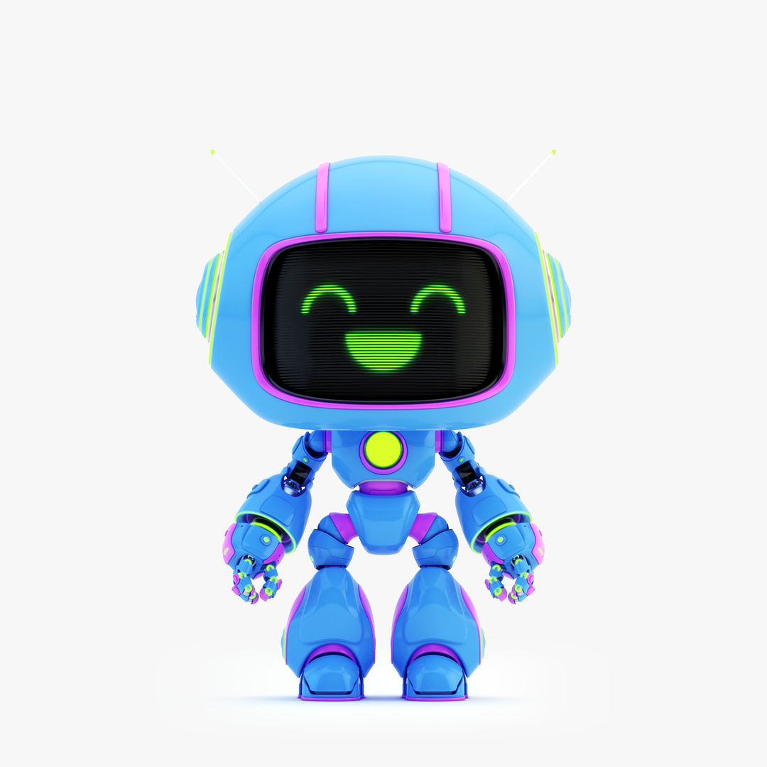 Lovely Robot Xii 3D - TurboSquid 1486161