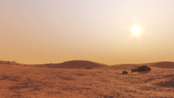 Moon mars surface 3D - TurboSquid 1678486