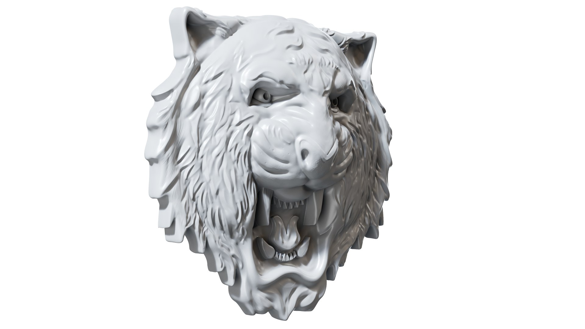 3D CNC Tiger 3D Print Model - TurboSquid 1810813