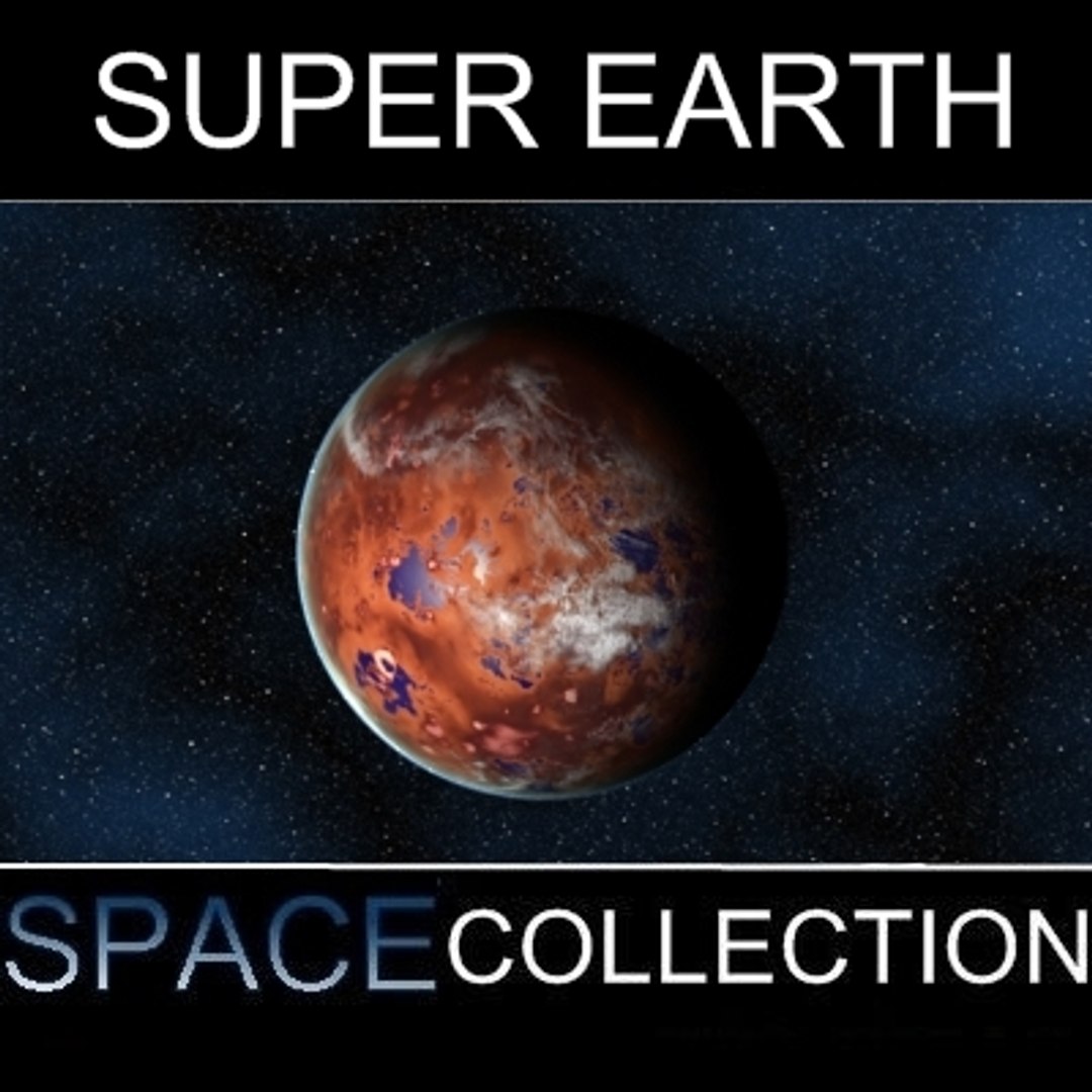 Super Planet Earth 3d Model