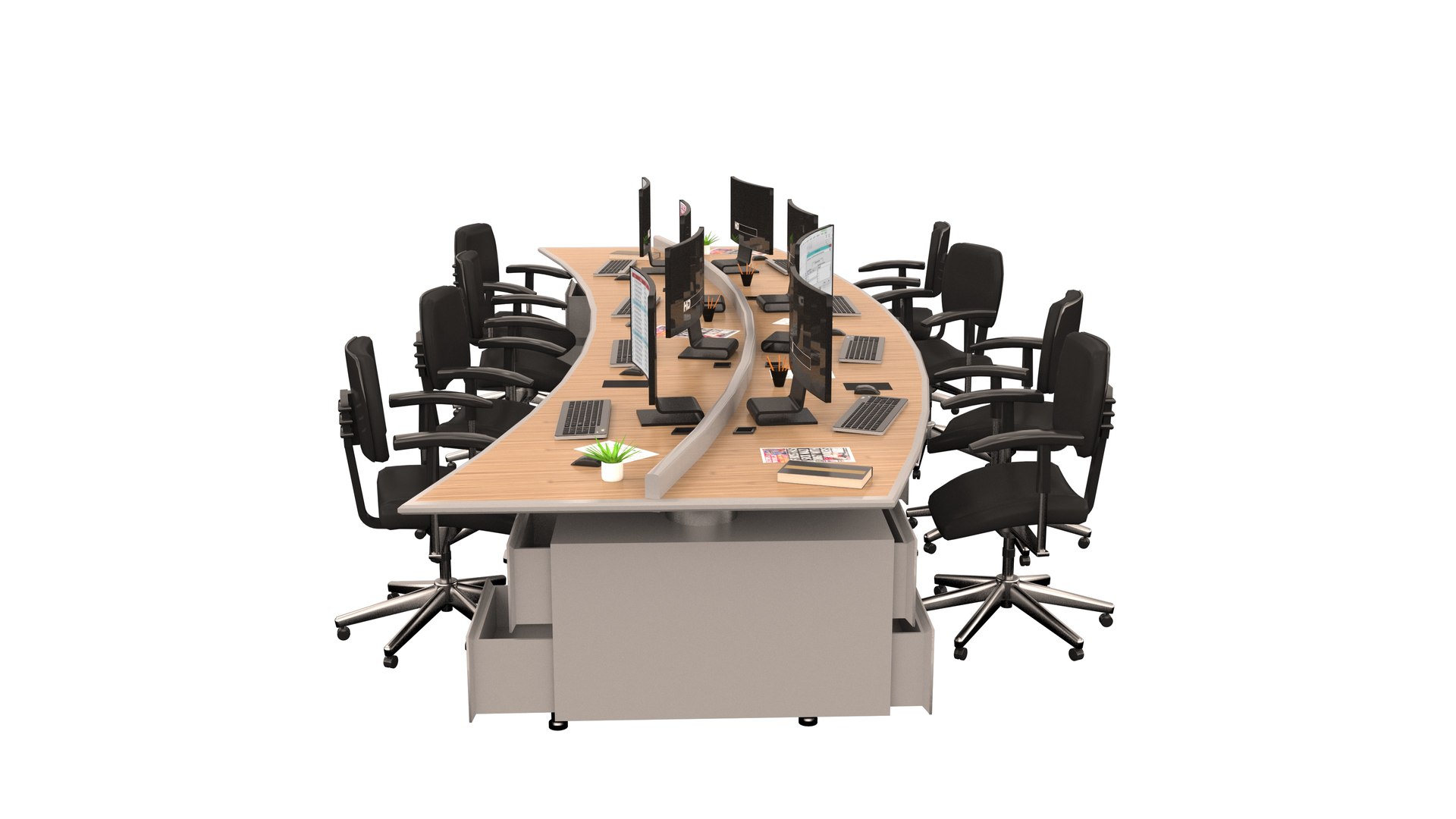 Office Desk Collections 3D model - TurboSquid 1983736