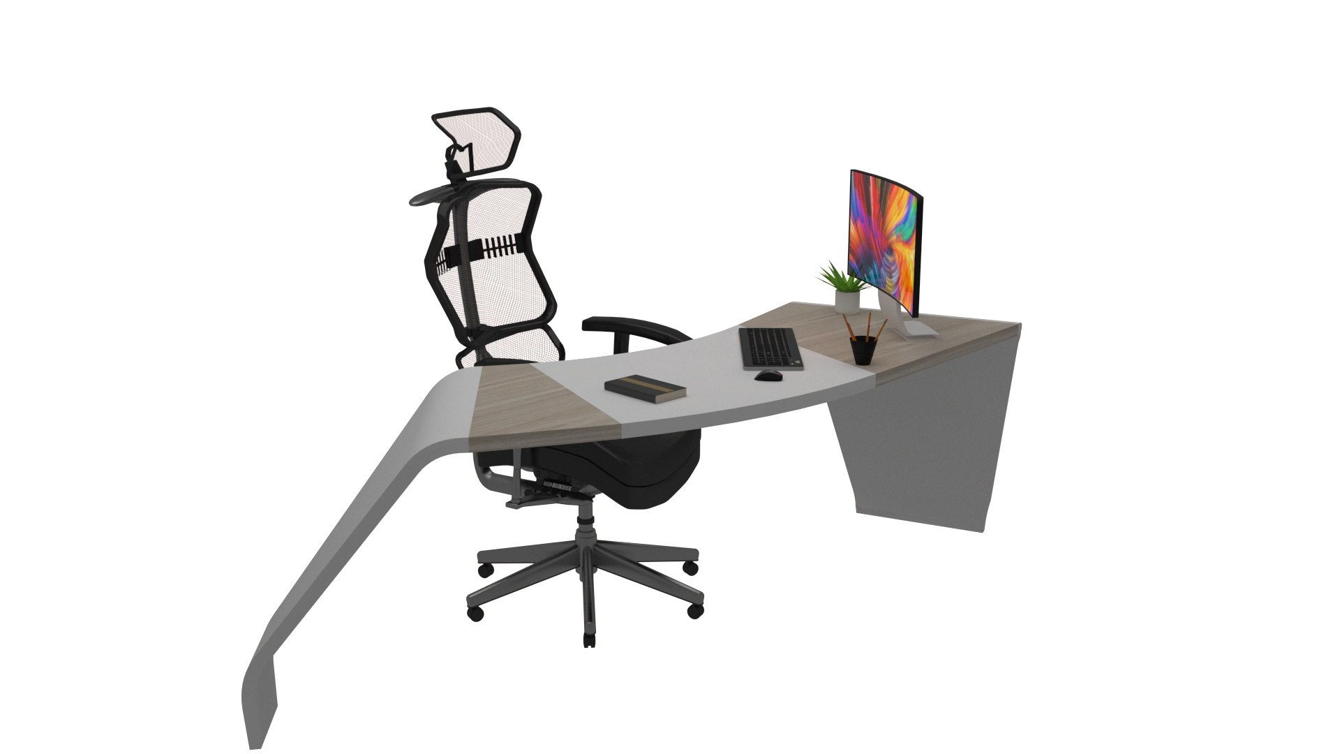 Office Desk Collections 3D model - TurboSquid 1983736