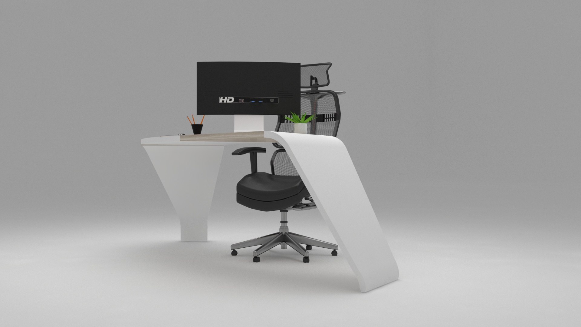 Office Desk Collections 3D model - TurboSquid 1983736