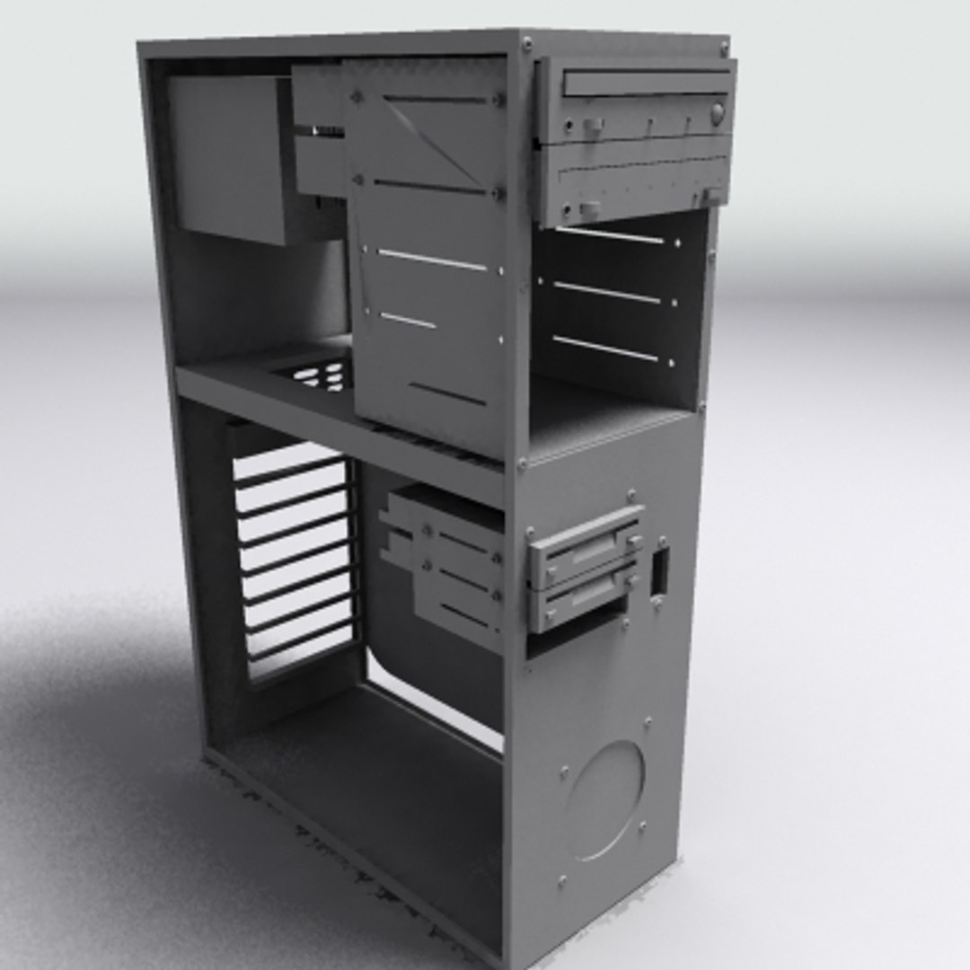 Computer Case 3d Max