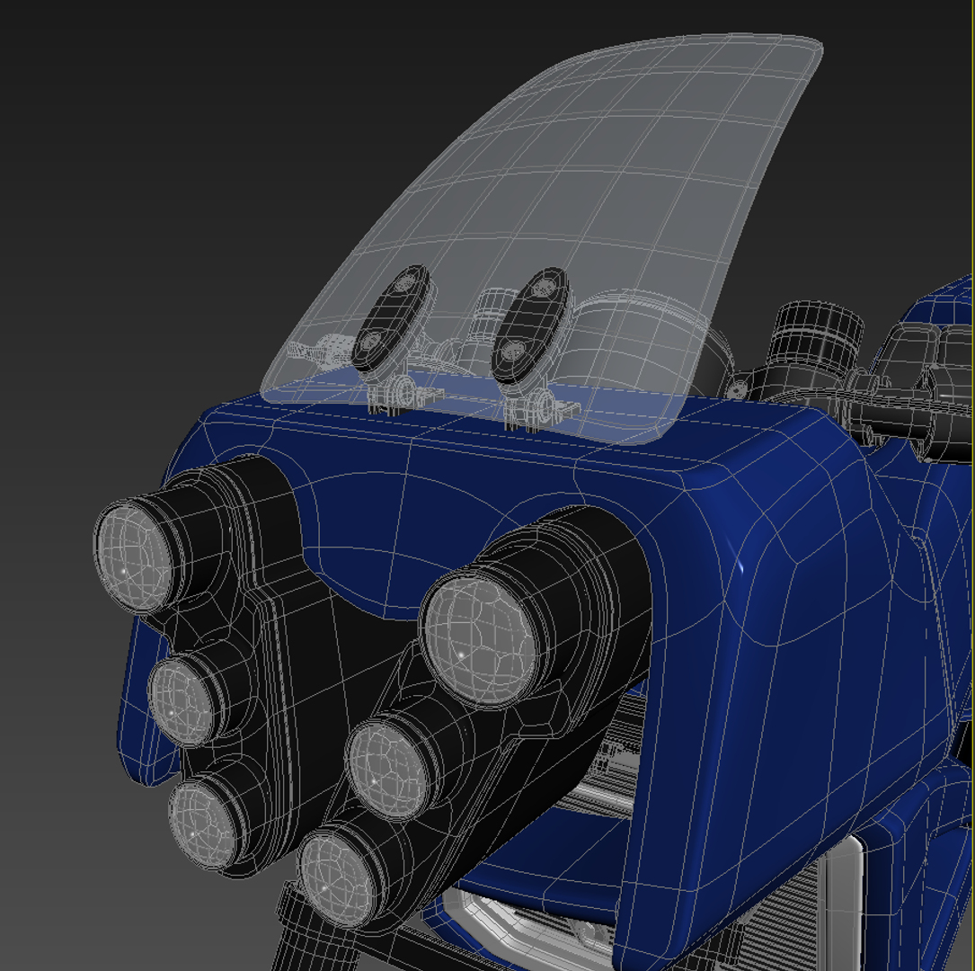 3ds offroad bike realistic