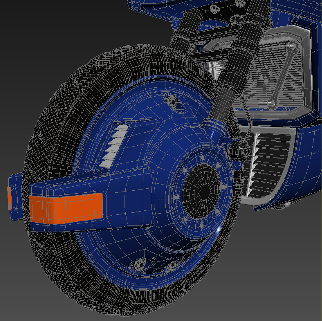 3ds offroad bike realistic