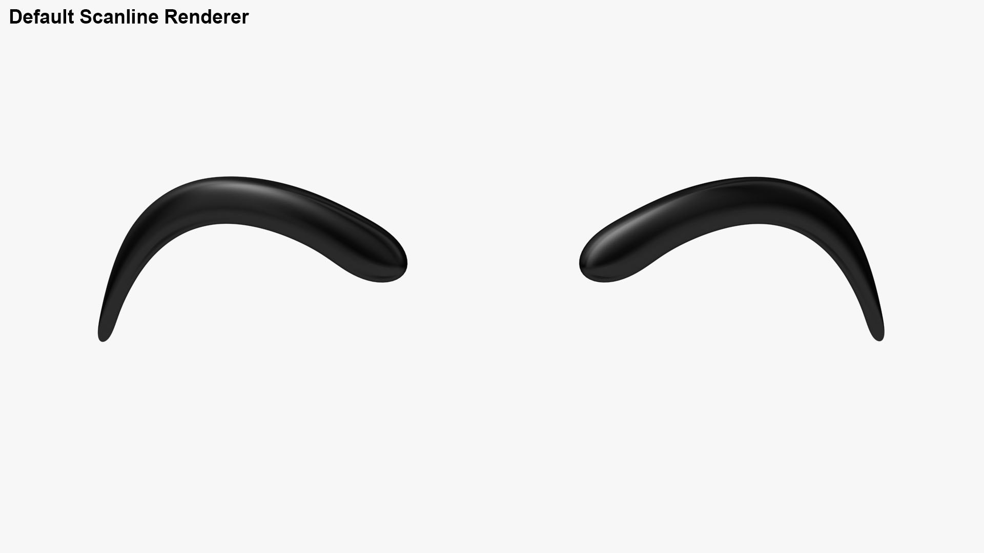 Cartoon Eyebrows 03 3D - TurboSquid 2082895