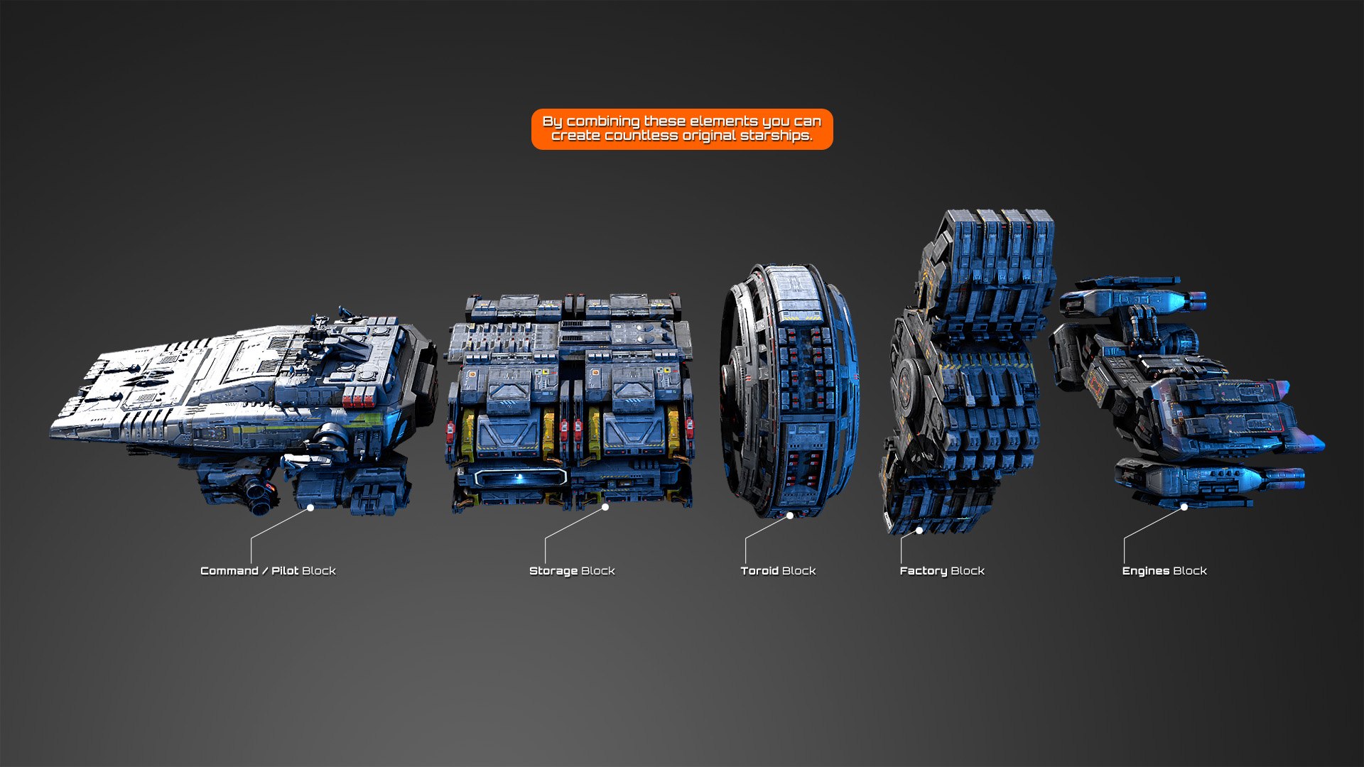 3D MODULAR - Starship Model - TurboSquid 2324849