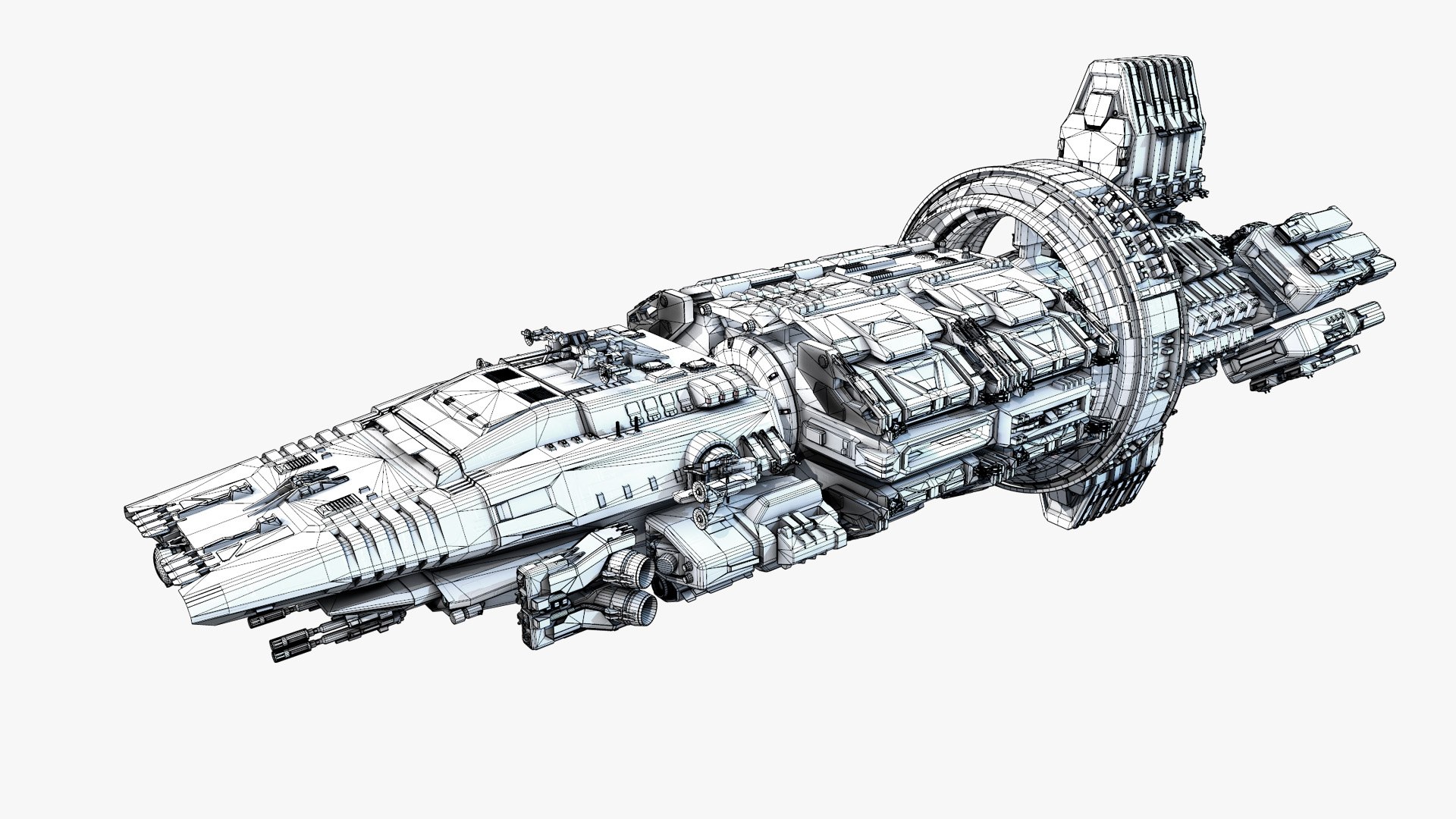 3D MODULAR - Starship Model - TurboSquid 2324849