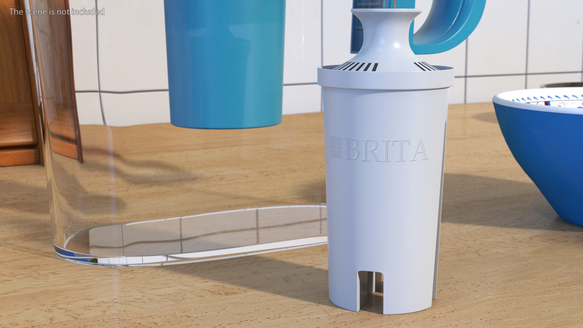 3D Brita Standard Water Filter For Pitcher Model - TurboSquid 1975663