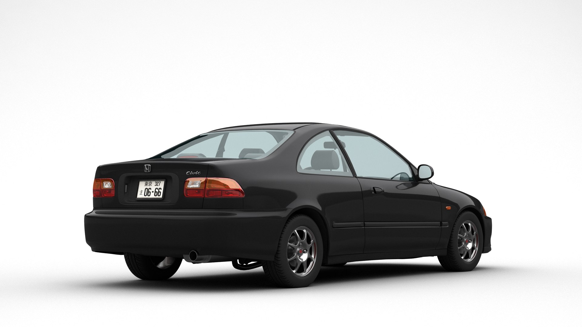 3D Model Honda Civic EJ1 Coupe - TurboSquid 1994277