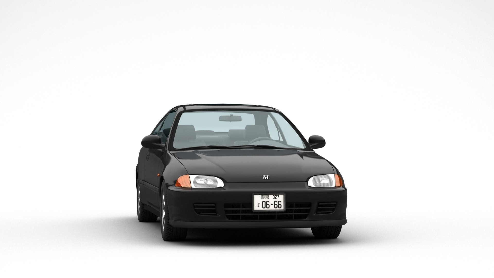 3D Model Honda Civic EJ1 Coupe - TurboSquid 1994277