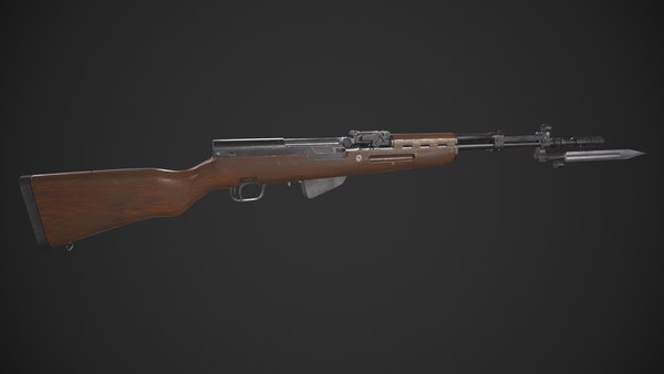 modelo 3d Fusil SKS - TurboSquid 2004136