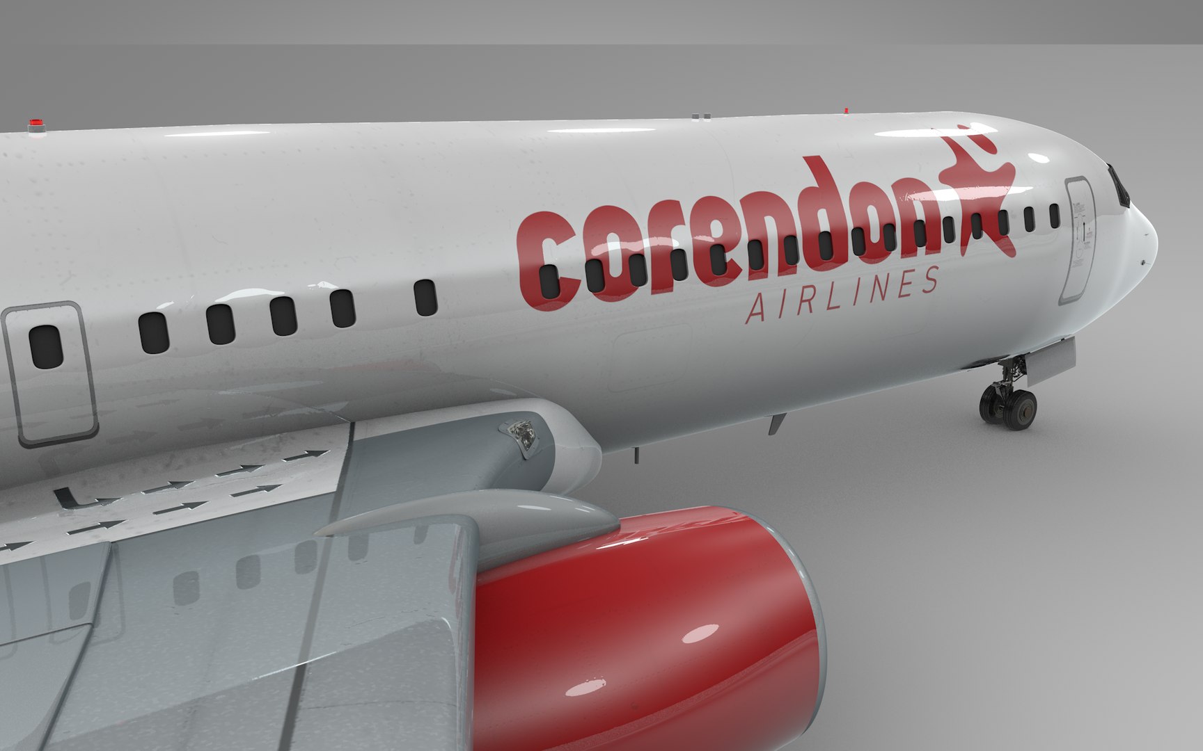 Boeing 737-8 corendon airlines 3D model - TurboSquid 1698371