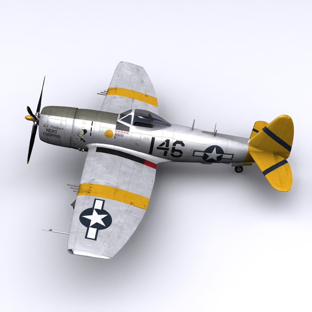 p-47 thunderbolt p-47n lt 3ds