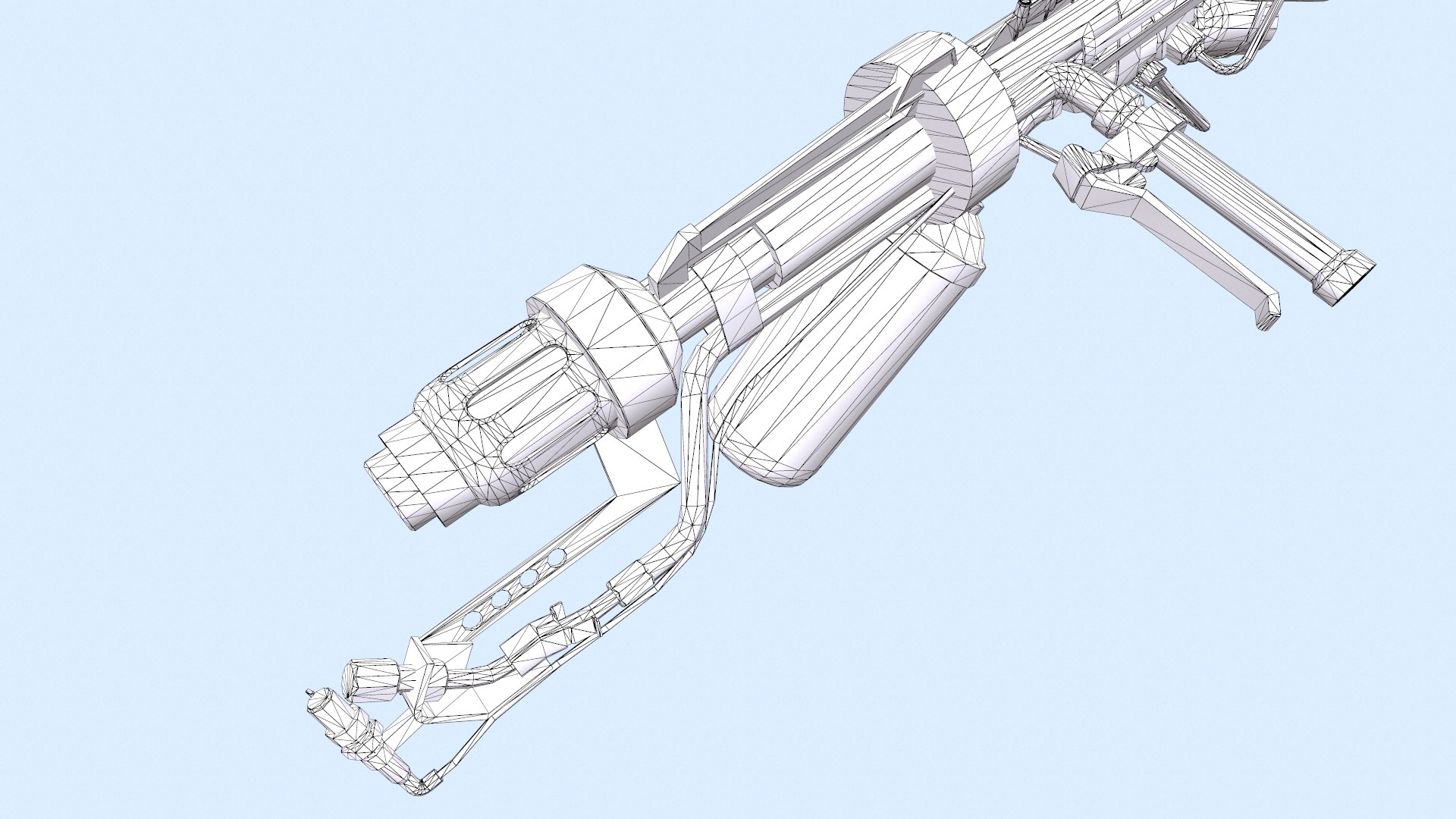 Flamethrower Gun Pbr 3D Model - TurboSquid 1541734