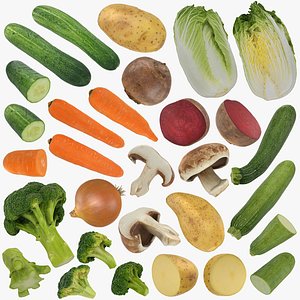 3D Vegetable Models - Browse & Download Formats - TurboSquid