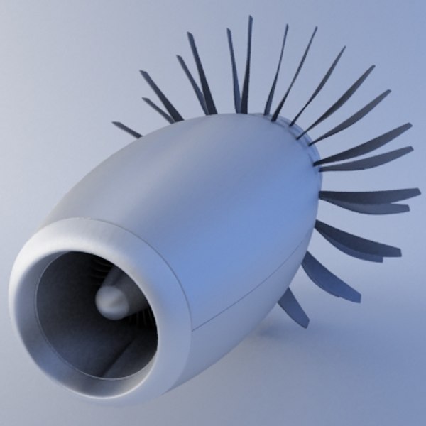 obj unducted fan propfan turbofan engine