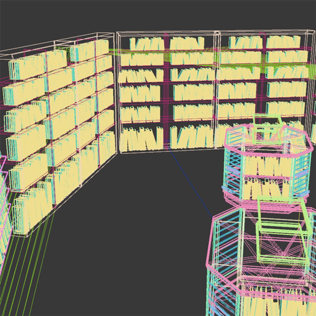 Max Library Shelves Kiosks