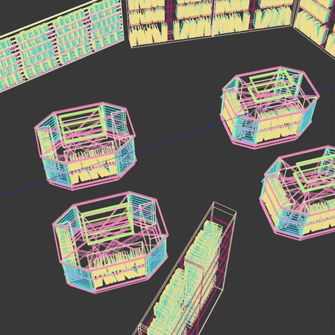 Max Library Shelves Kiosks