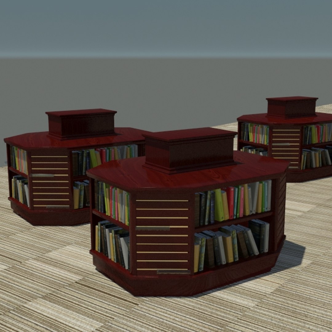 Max Library Shelves Kiosks