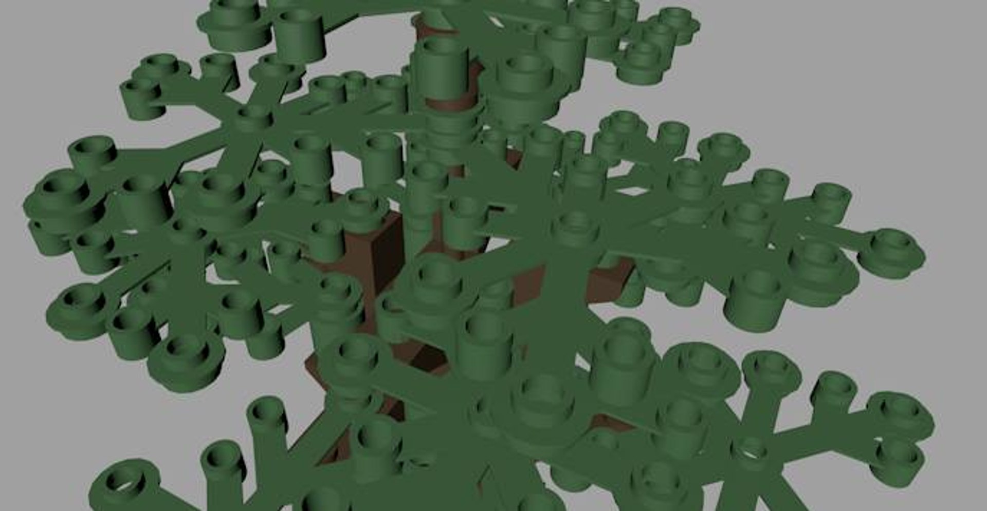 Lego Tree 3d C4d