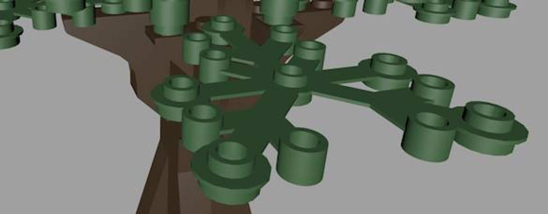 Lego Tree 3d C4d