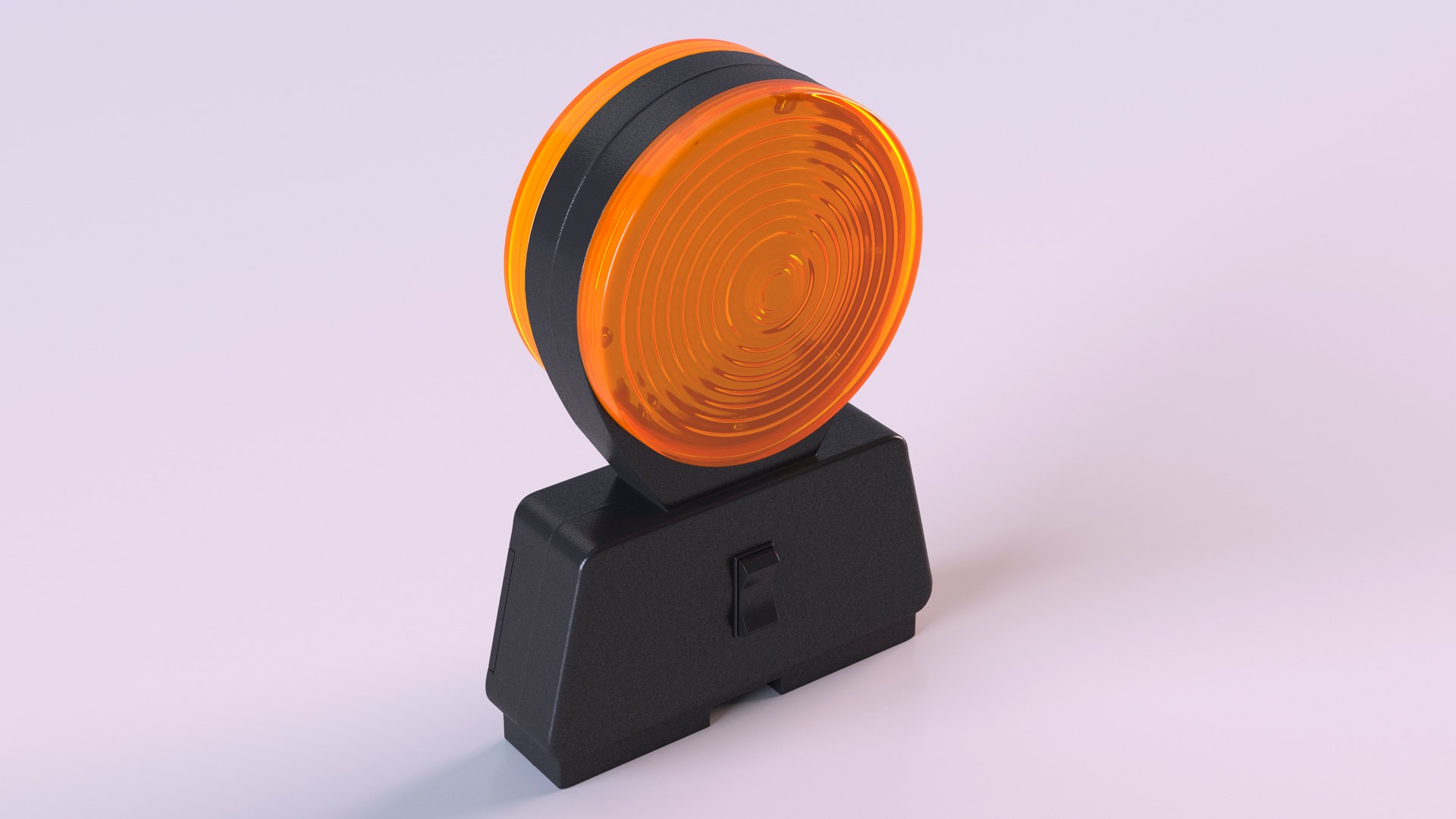 Road Warning Lamp 3D - TurboSquid 2146146