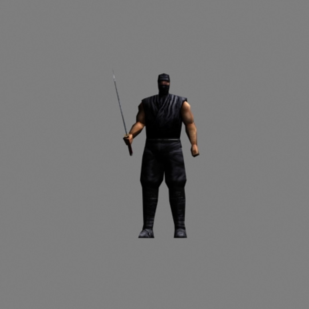 Ninja Human 3d Model
