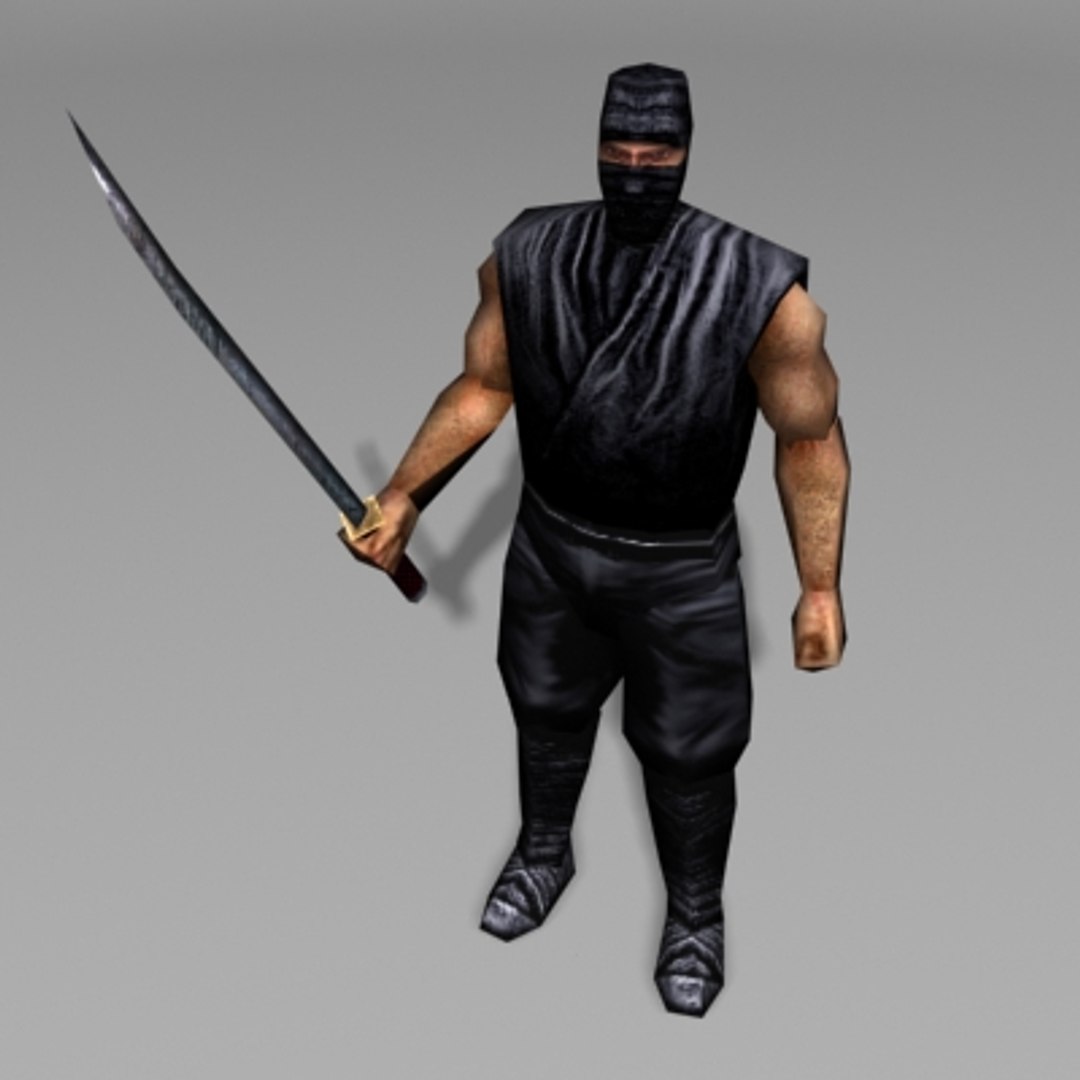 Ninja Human 3d Model
