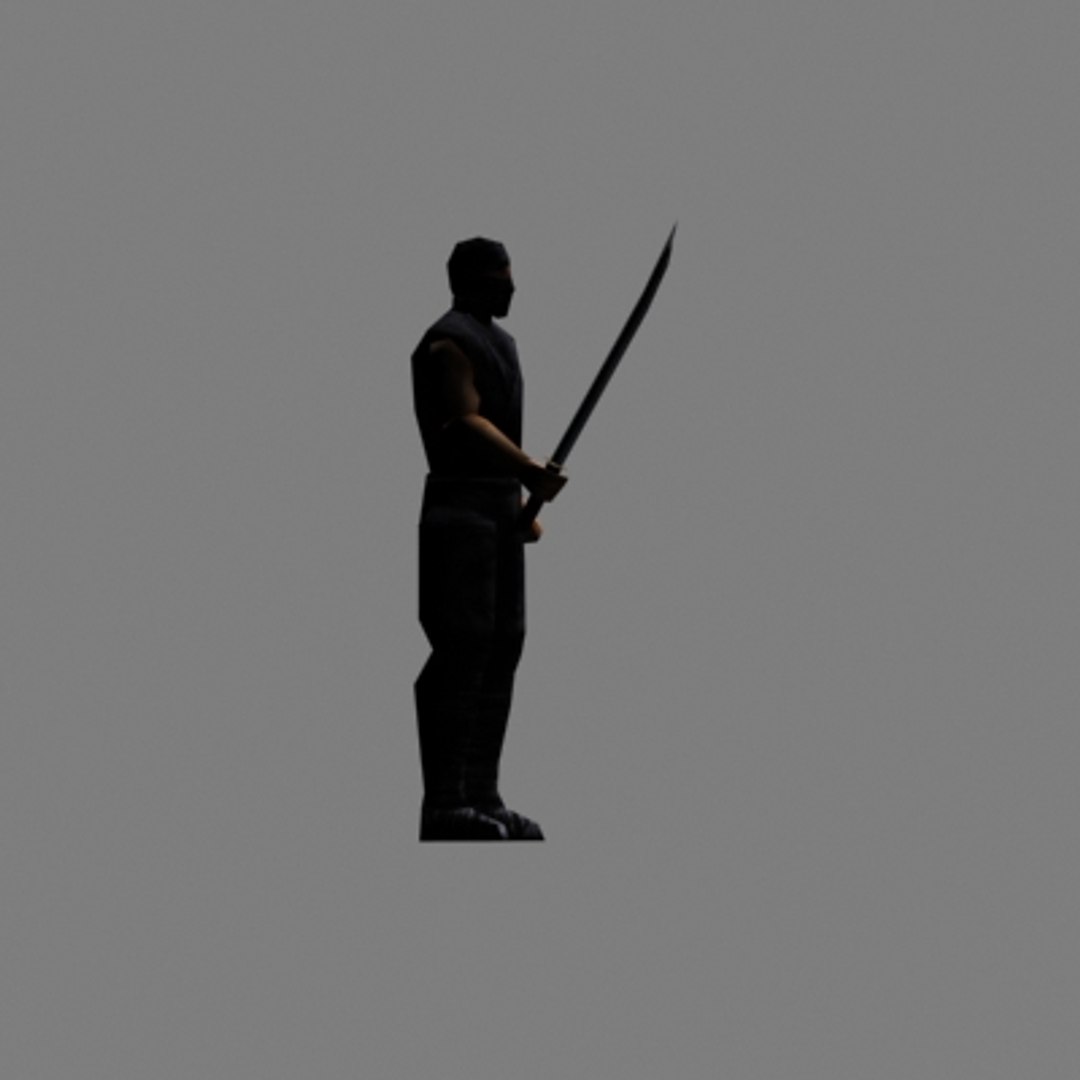 Ninja Human 3d Model