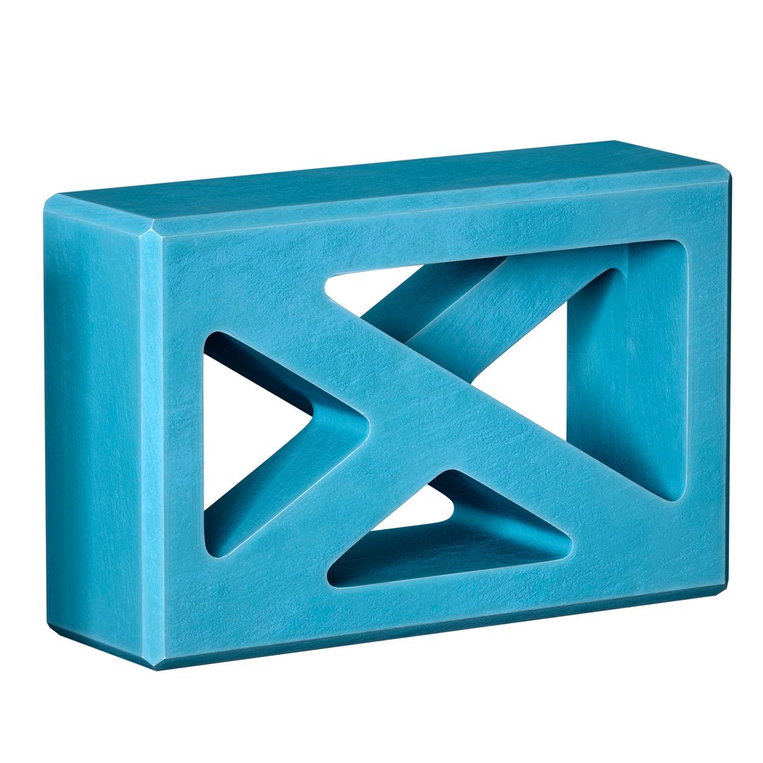 Colorful Yoga Blocks With Cutouts 3D Model - TurboSquid 2061019