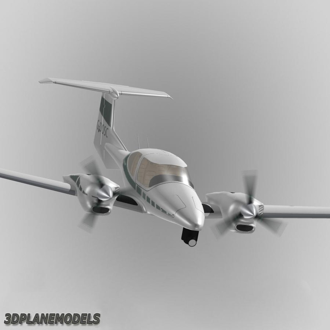 Diamond Da42 Twin Star 3d Model