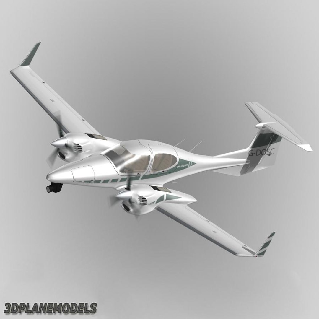 Diamond Da42 Twin Star 3d Model