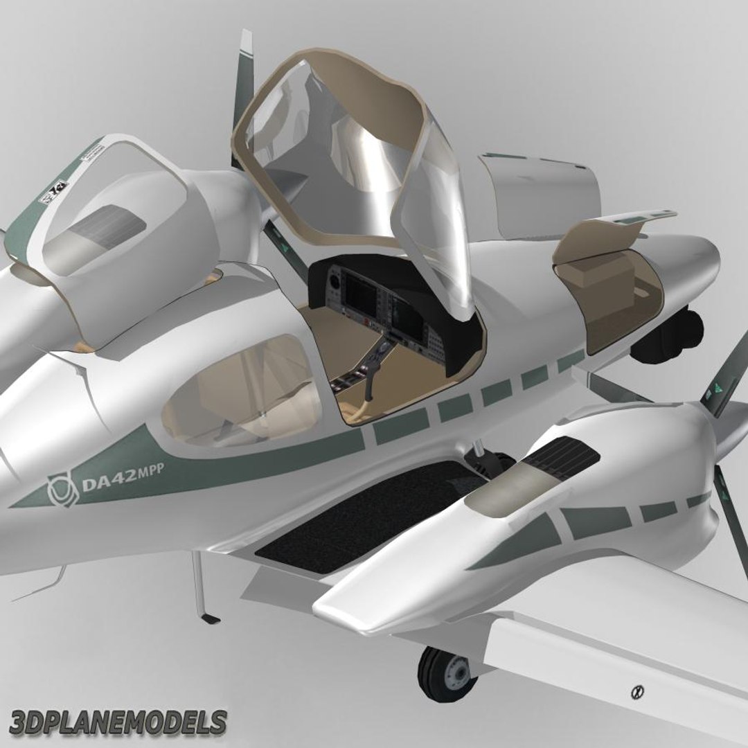 Diamond Da42 Twin Star 3d Model