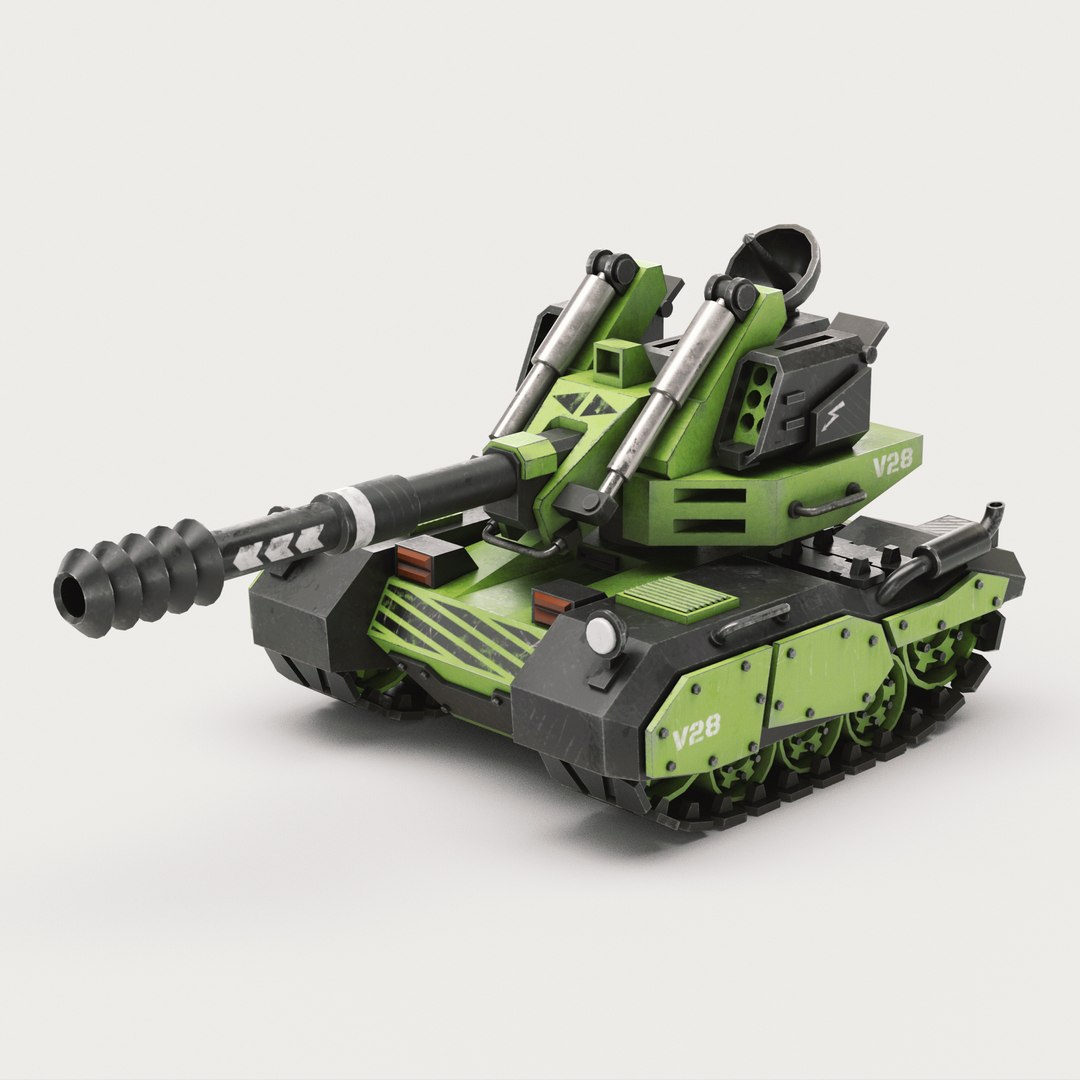 3D Concept Tank 07 - TurboSquid 1932709