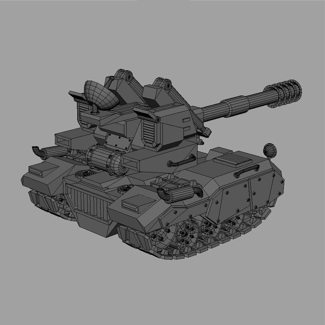 3D Concept Tank 07 - TurboSquid 1932709