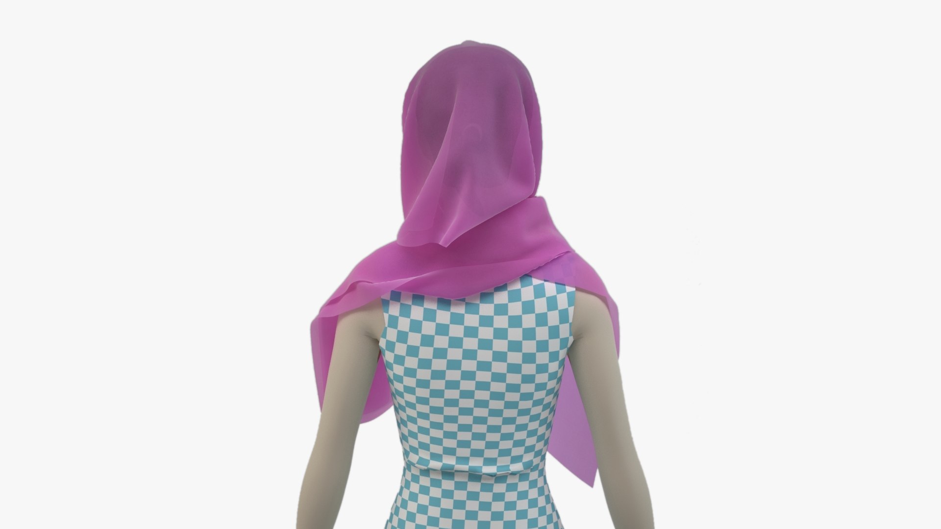 Scarf And Gucci Plane Shawl Collection 001 3D Model - TurboSquid 1923728