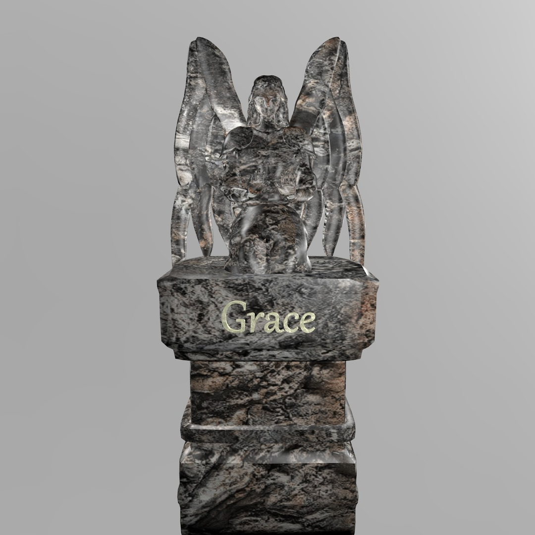 Statue Grace Angel 3d Fbx