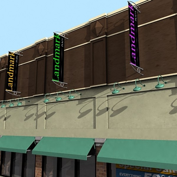 3d building storefront