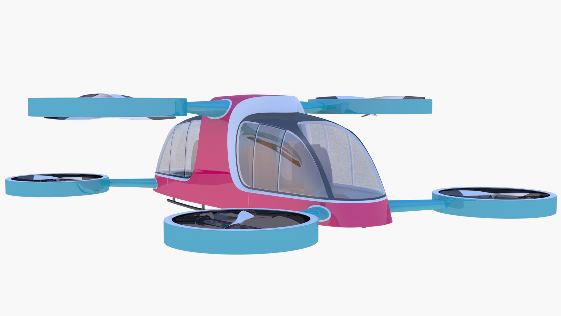 Shuttle Bus And Passenger Drone 3D Model - TurboSquid 2058307