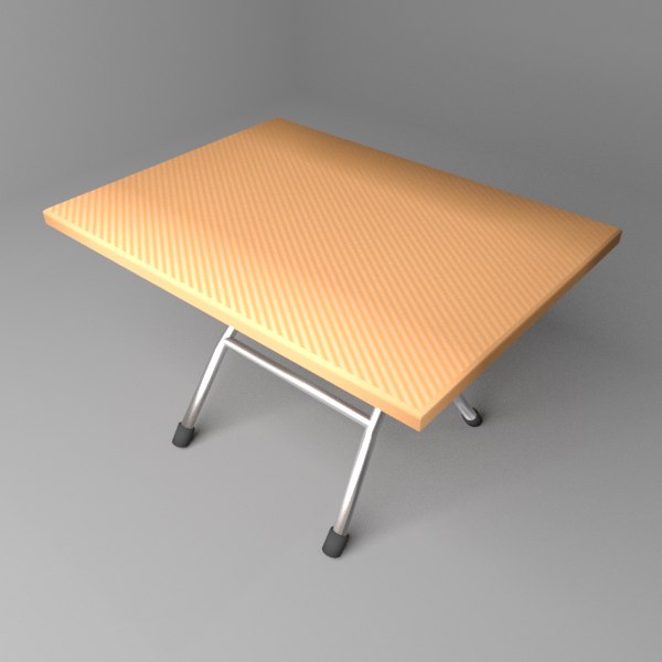 Folding Table 3D Models for Download | TurboSquid