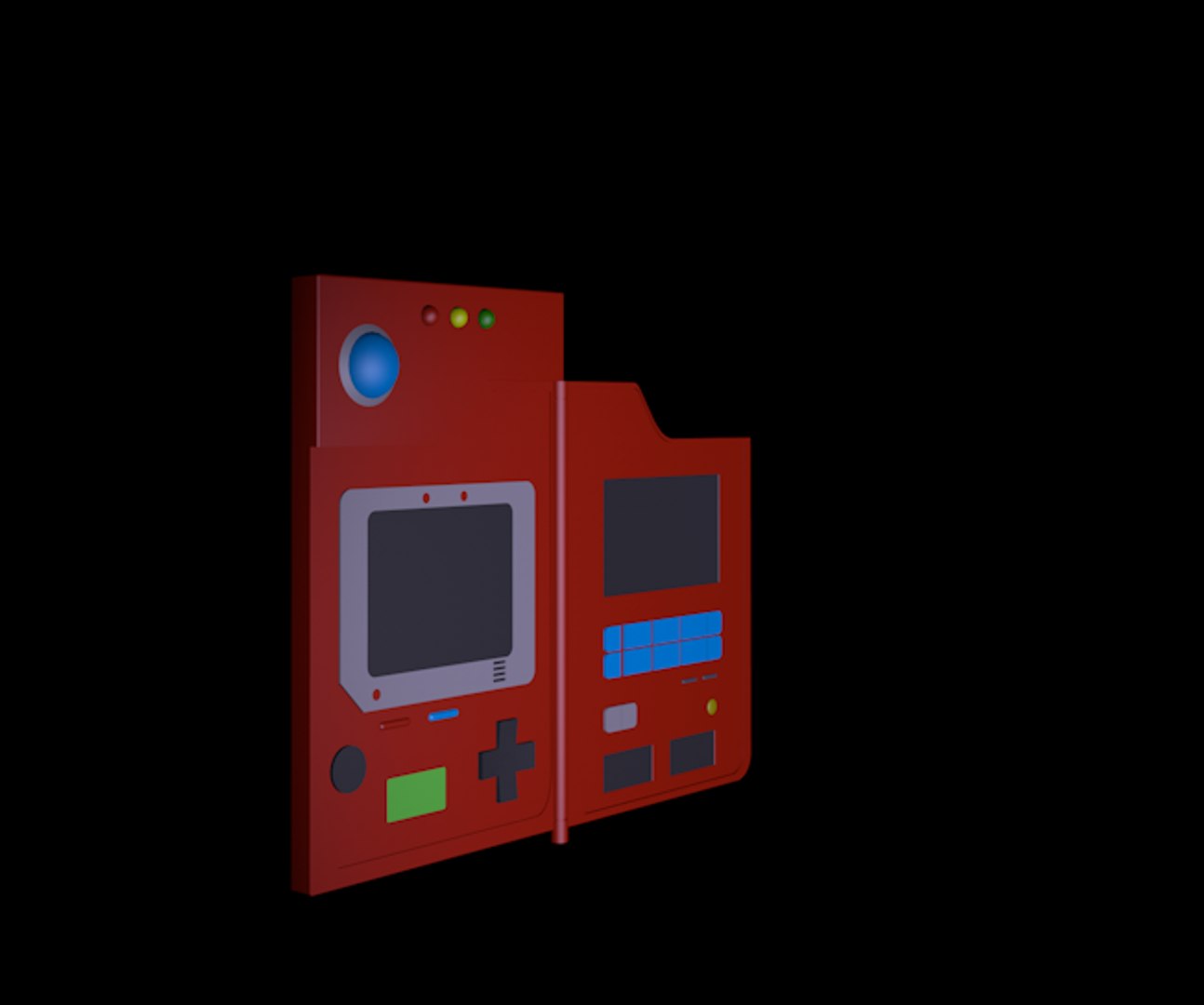 Pokedex Pokemon 3d C4d